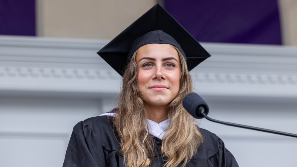Crystal Chojnowski '24 Addresses Student Body at 2024 Commencement ...