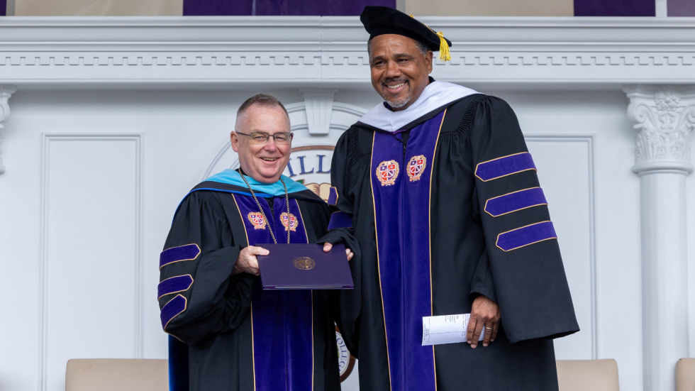 Ed Cooley ’94 Receives Honorary Doctor of Humane Letters Degree at 2024 ...