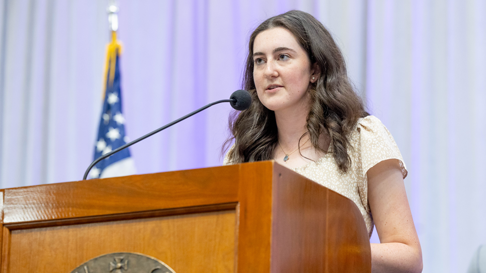 Hannah Pignato ’24 Shares the Invocation at Academic Convocation 2023 ...