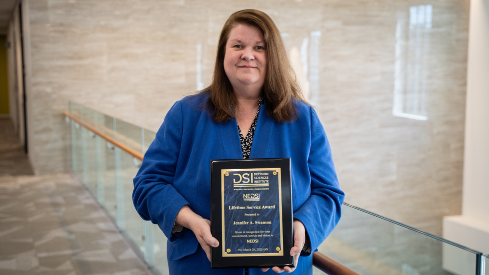 Professor Jennifer Swanson Honored by Northeast Decision Sciences ...