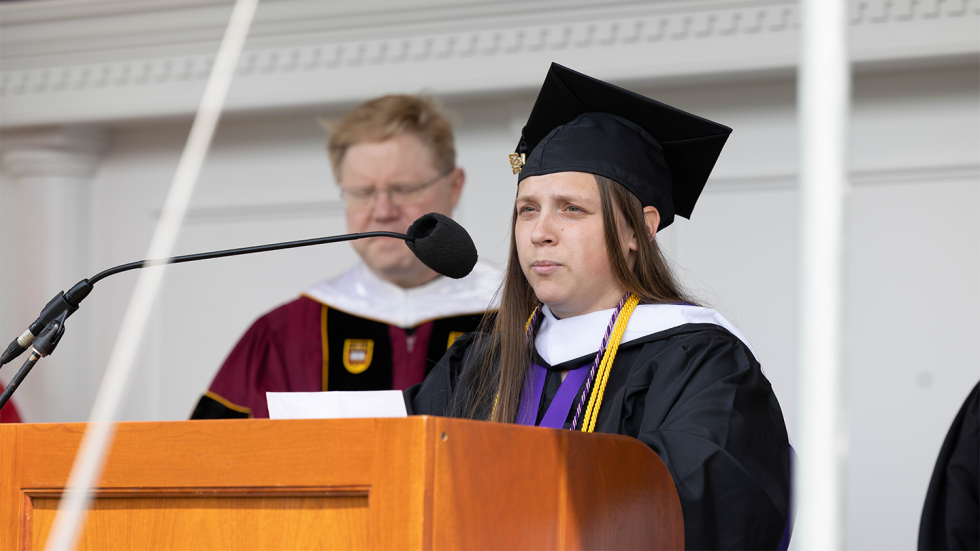 Jillian Wexler '23 Gives Invocation at 2023 Commencement | Stonehill ...