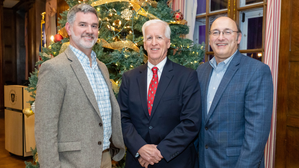 Award for Excellence in Teaching by Adjunct Faculty Presented to Brian J. McKenna | Stonehill ...