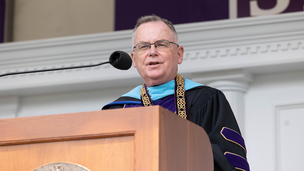President John Denning, C.S.C., Honors Class of 2023 at Commencement ...