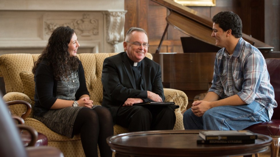 Spotlight on President John Denning, C.S.C. | Stonehill College