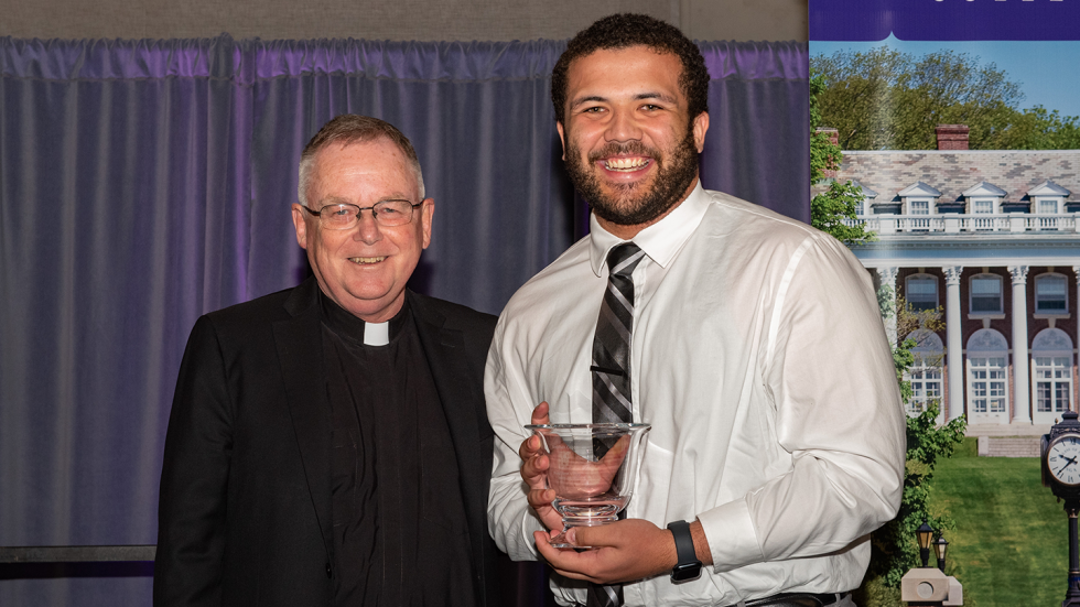 Celebrating President's Cup Winner Stephen Cobbs '23 | Stonehill College