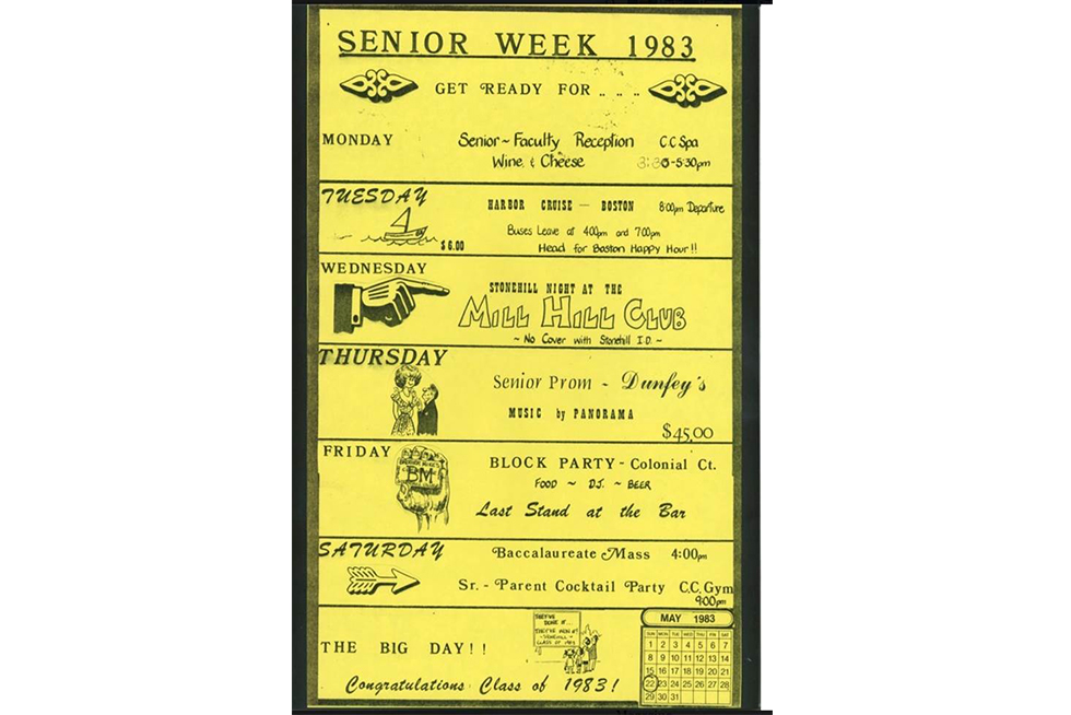 Commencement: Through the Years | Stonehill College